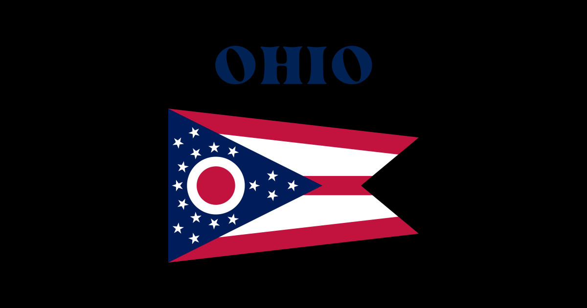 Ohio flag - Ohio - Sticker | TeePublic