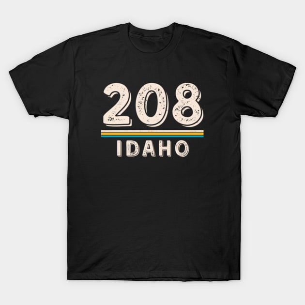 Idaho Area Code 208 - Idaho Area Code 208 - T-Shirt | TeePublic