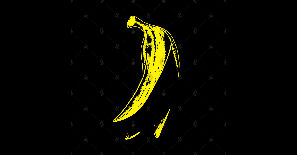 Emo Banana (No text) - Banana - Sticker | TeePublic
