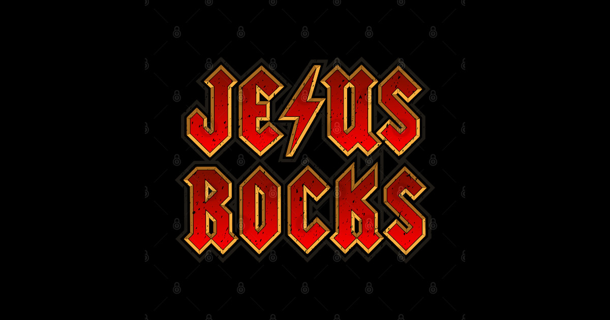 Jesus ROCKS - Jesus Rocks - Sticker | TeePublic