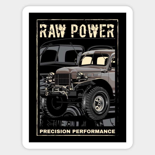 Vintage Power Wagon Truck - Vintage Power Wagon Truck - Sticker | TeePublic