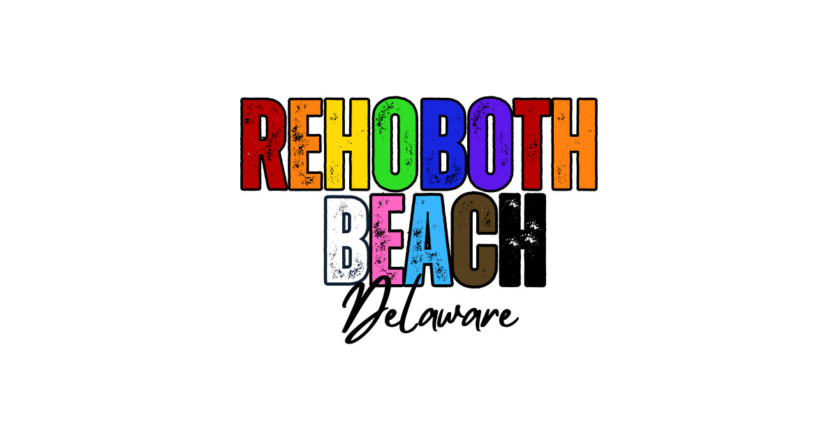 Rehoboth Beach Rainbow I - Rehoboth Beach - Tank Top | TeePublic