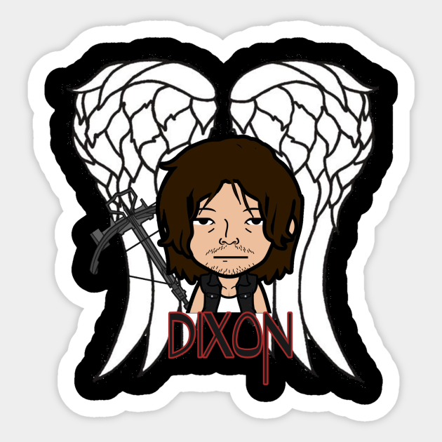 Daryl DIon Wings - Daryl Dixon Twd Wings - Sticker | TeePublic