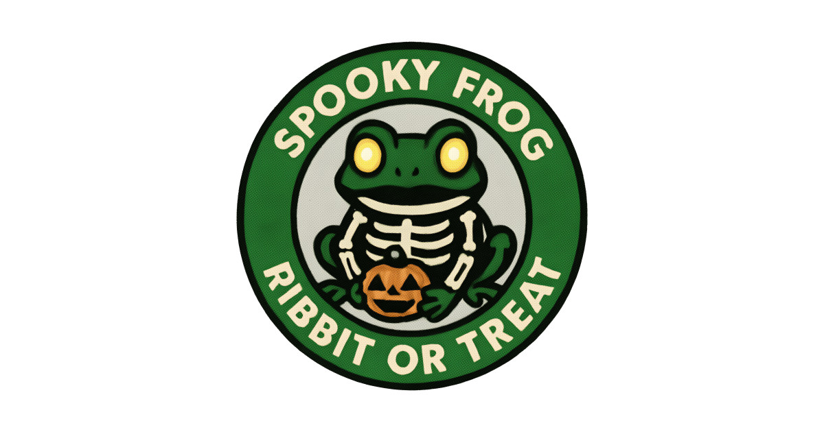 Spooky Frog – Skeleton Halloween Frog - Frog - T-Shirt | TeePublic