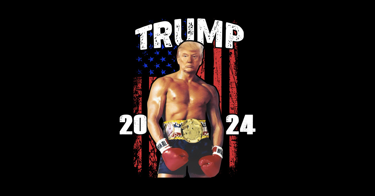 Muscle Trump President 2024 - Muscle Trump President 2024 - Sticker ...