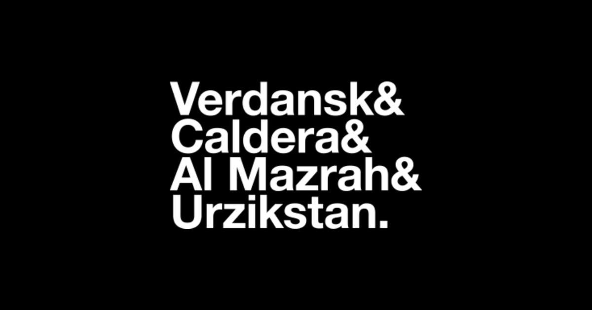 WZ Big Maps - Warzone Battle Royale - Posters and Art Prints | TeePublic