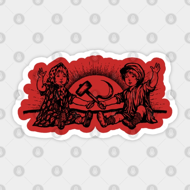Communist Kids - Communist - Sticker | TeePublic