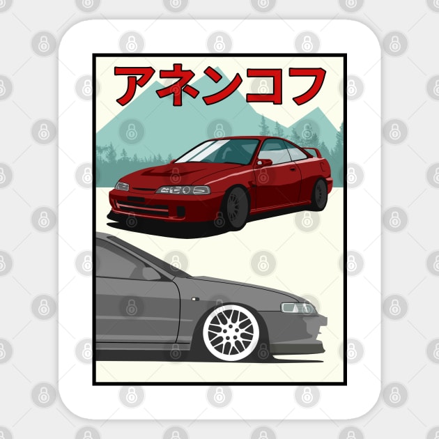 Honda Integra Type-r - Honda - Sticker | TeePublic