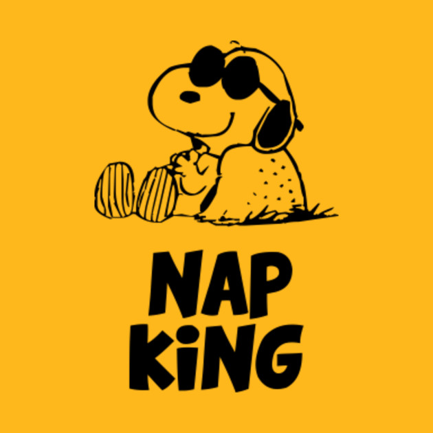 Snoopy Nap King - Snoopy - T-Shirt | TeePublic