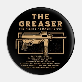 M3 Grease Gun Ww2 Submachine Gun Pins and Buttons for Sale | TeePublic