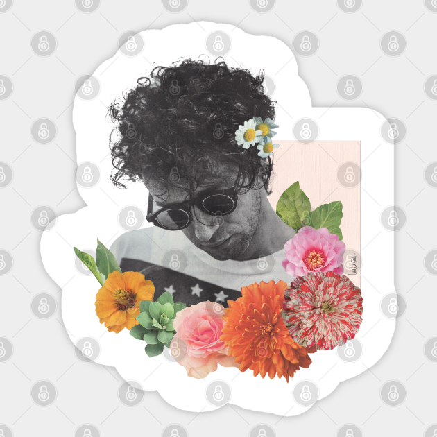 Gustavo Cerati collage - Gustavo Cerati - Sticker | TeePublic