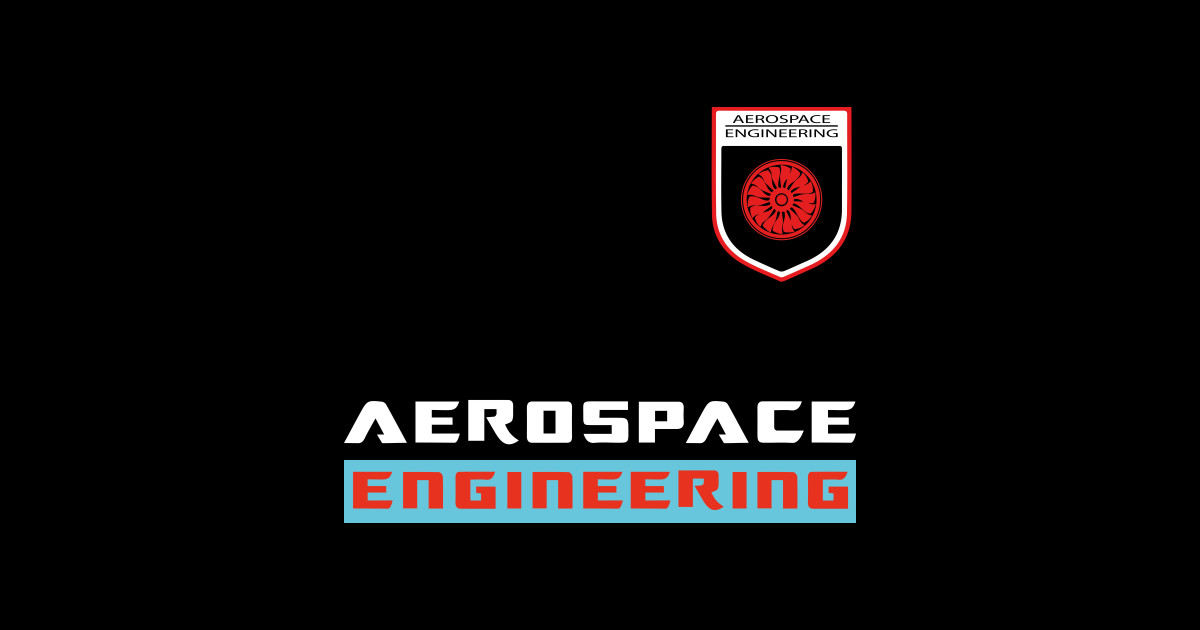 Aerospace engineering text and logo aircraft engineer design ...