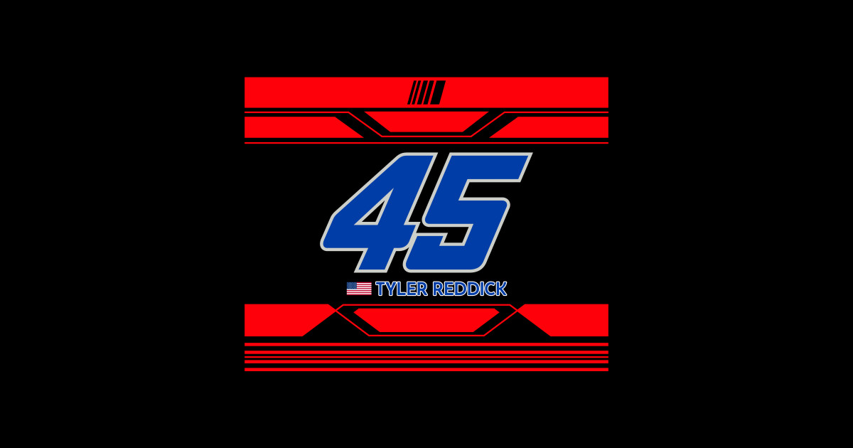 Tyler Reddick #45 2025 NASCAR Graphic Design Art - Tyler Reddick ...
