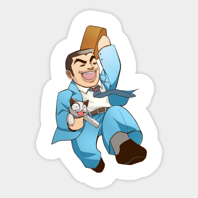 Ore monogatari - Takeo 01 - Kitty - Sticker | TeePublic