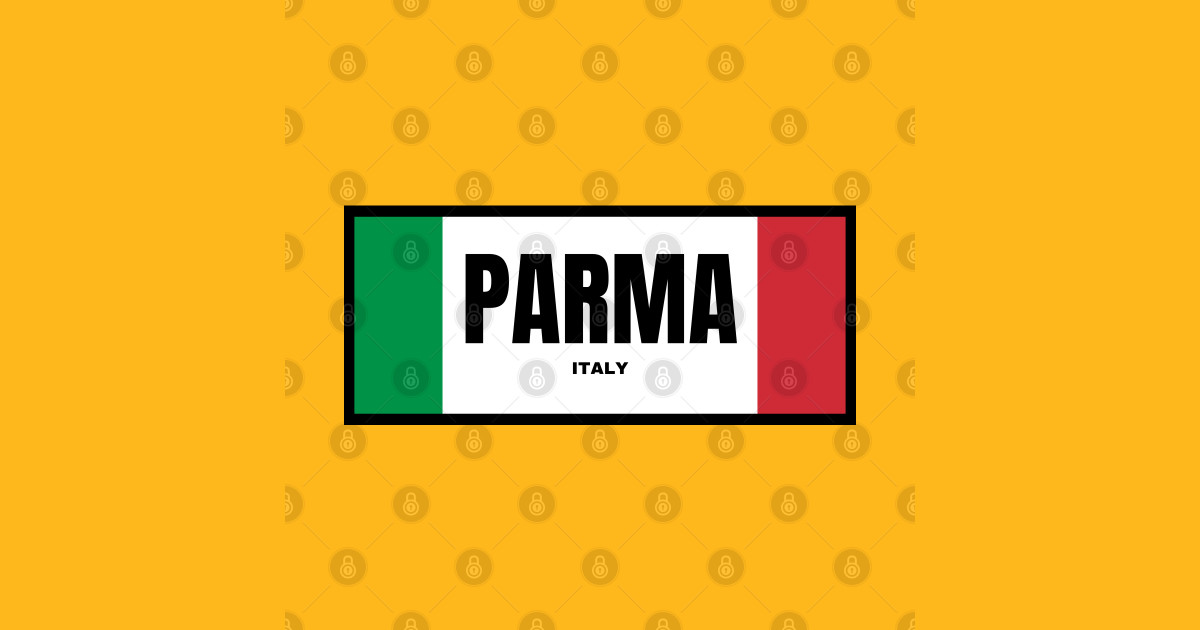 Parma City in Italian Flag Colors - Parma - T-Shirt | TeePublic