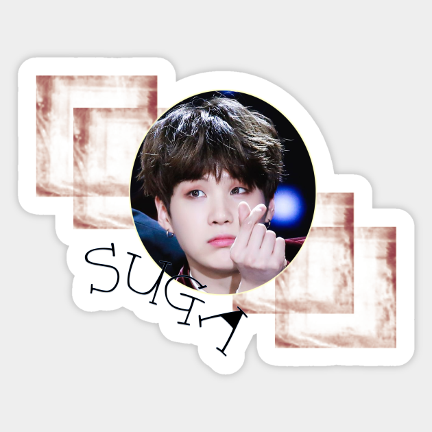 Kpop BTS Suga - Kpop - Sticker | TeePublic