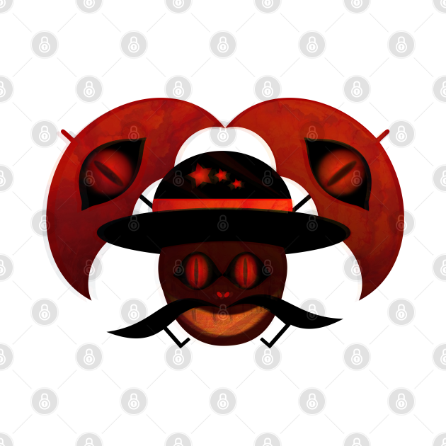 smail scary red face - Smail Scary Red Face - T-Shirt | TeePublic