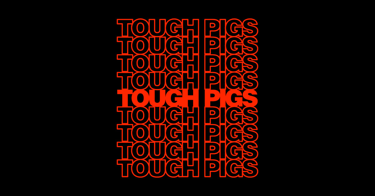 ToughPigs - shopping bag logo - Websites - Sticker | TeePublic