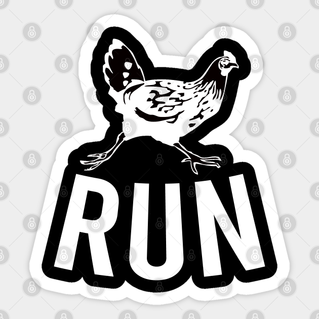 running chicken gtg chicken meme - Running Chicken Gtg Meme - Sticker ...