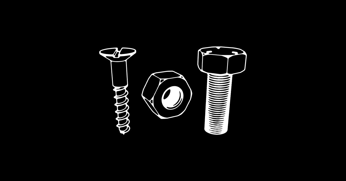 Screw, Nut, Bolt - Screw - Sticker | TeePublic
