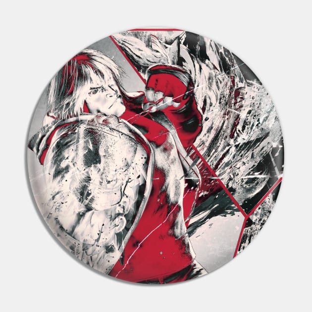 Street Fighter 6 : Ken - Street Fighter - Pin | TeePublic