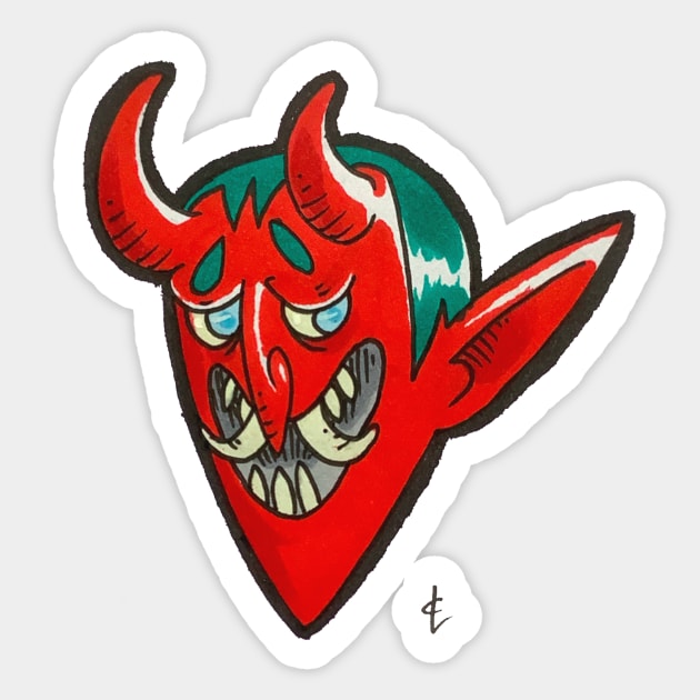 You Cheeky Devil! - Devil - Sticker | TeePublic