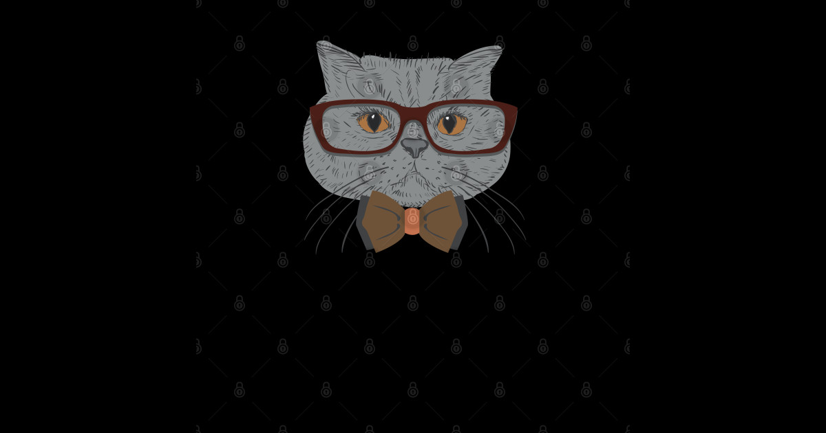 Actual Nerd - Cat - Cat Nerd - Sticker | TeePublic