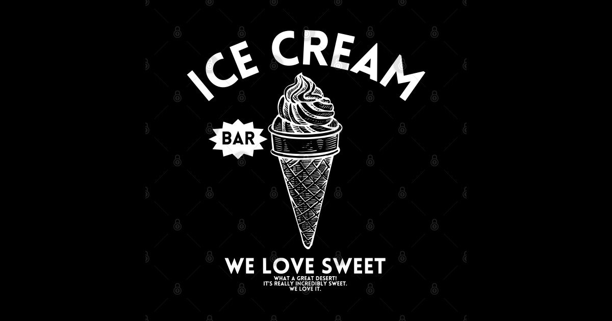 Ice cream bar - Ice Cream - Sticker | TeePublic
