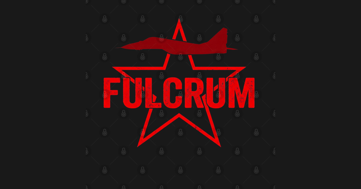 MiG-29 Fulcrum Soviet Fighter Red Star Silhouette - Mig 29 - T-Shirt ...