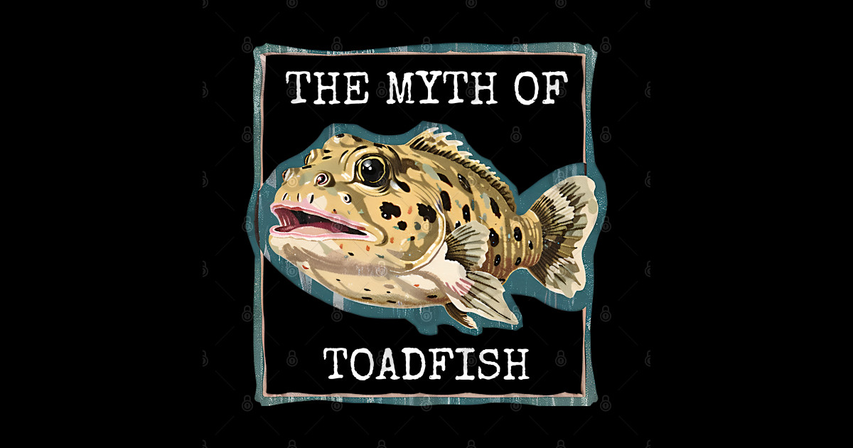 The Mysterious Toad Fish Little Sea Monster Funny Halloween Toadfish ...