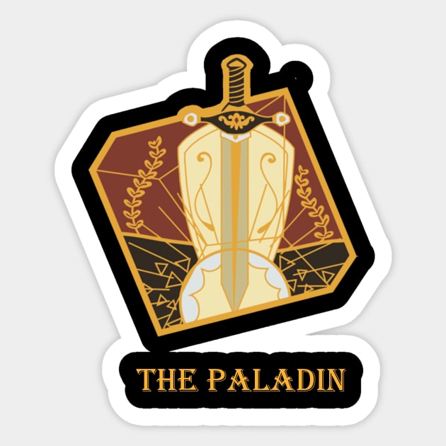 The Paladin coat of arms - Dungeons And Dragons - Sticker | TeePublic