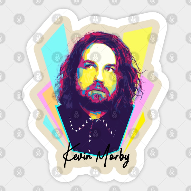 Kevin Morby Wpap Pop Art Design - Kevin Morby - Sticker | TeePublic