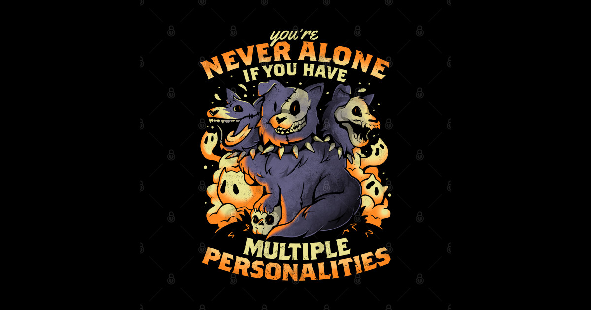 Multiple Personalities - Funny Evil Hell Dog Gift - Dog - Posters and ...