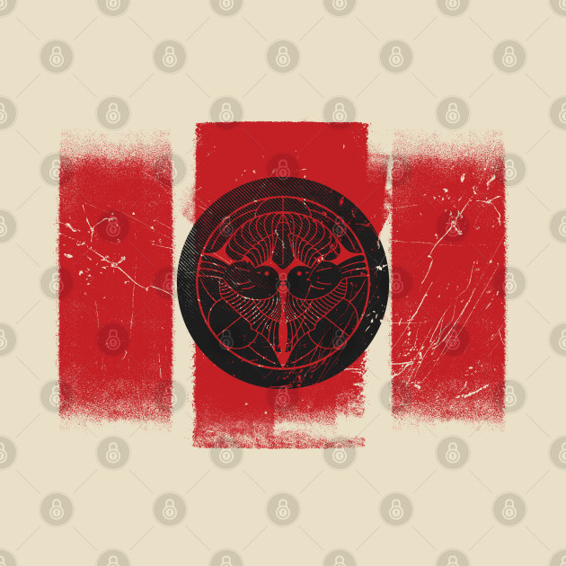 Samurai Family Crests - Uesugi - Samurai - T-Shirt | TeePublic