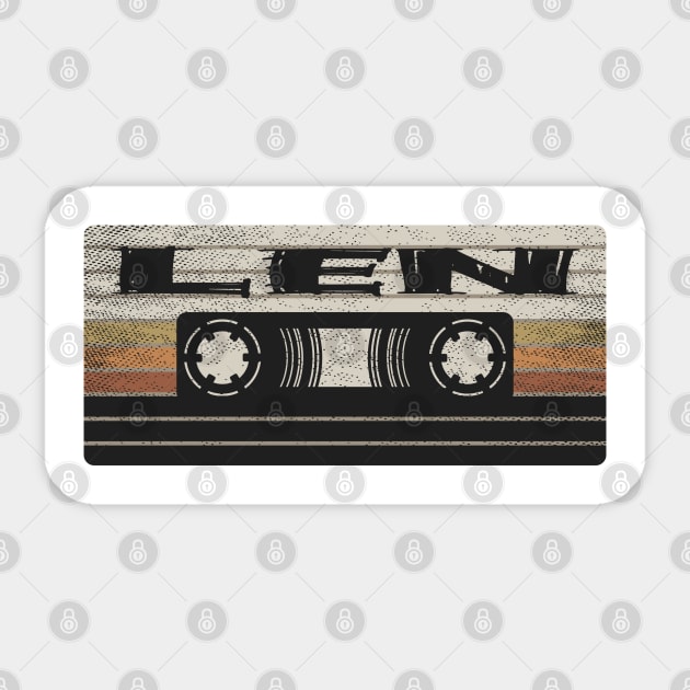 Len Mix Tape - Musician - Sticker | TeePublic