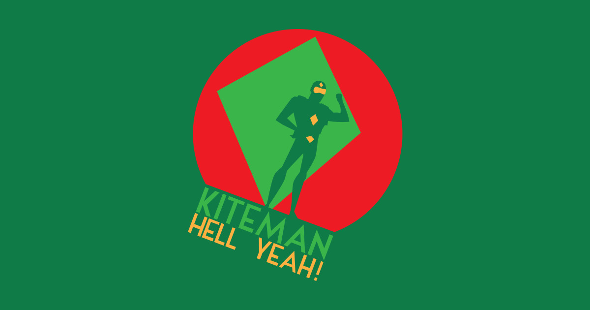 Kiteman, HELL YEAH! - Kiteman - T-Shirt | TeePublic