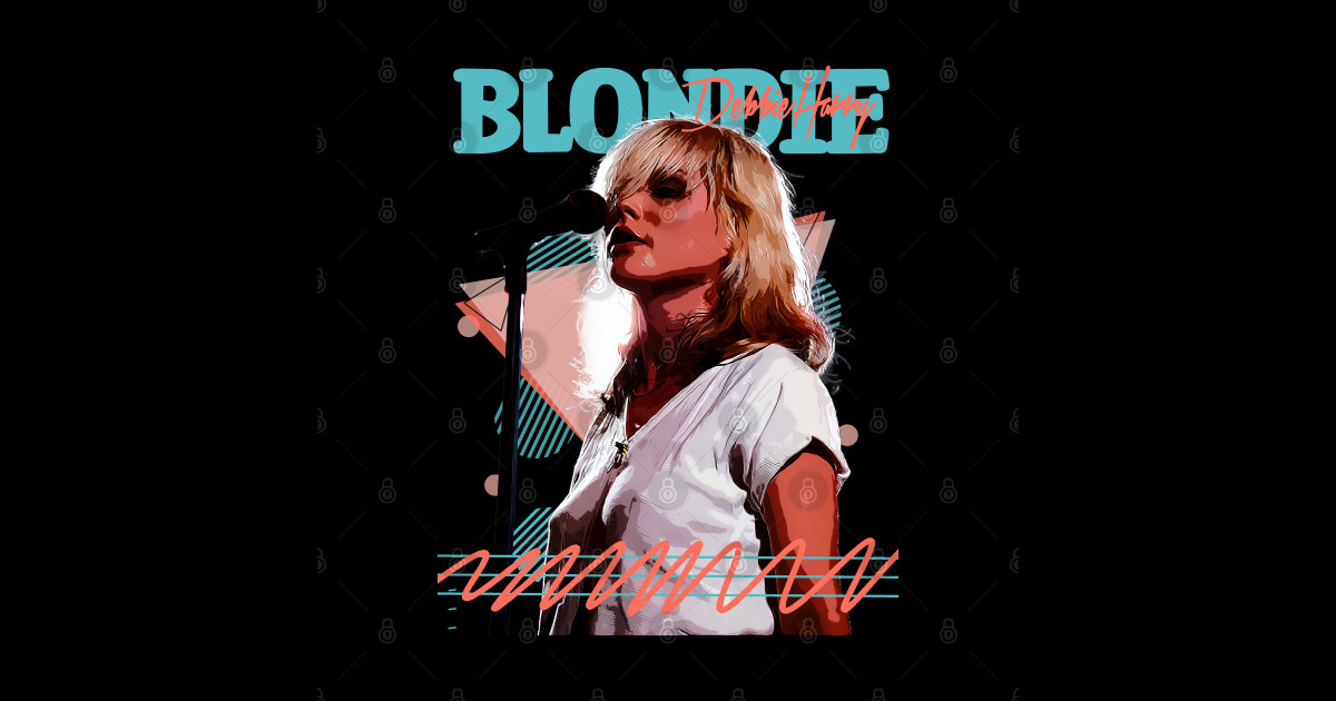 Blondie Fan Art Retro Design // Vintage Debbie Harry - Blondie Band ...
