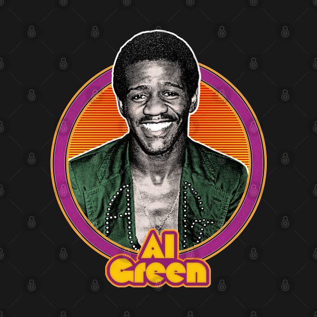 Al Green / Retro Aesthetic 70s Style Fan Design - Al Green - T-Shirt ...