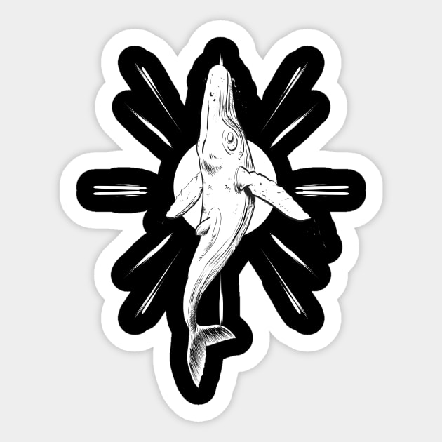 White whale holy grail - Moby Dick - Sticker | TeePublic