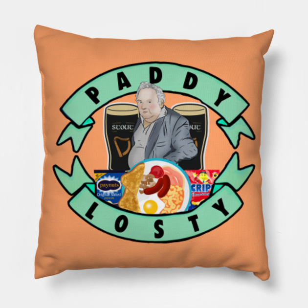 Paddy Losty: The Pintman - Pintman - Pillow | TeePublic