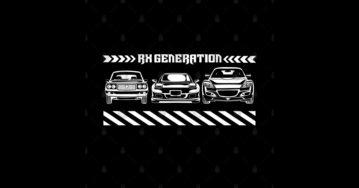 Mazda RX Generation - Mazda Rx7 - Posters and Art Prints | TeePublic
