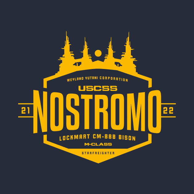 USCSS Nostromo - Aliens Nostromo - T-Shirt | TeePublic