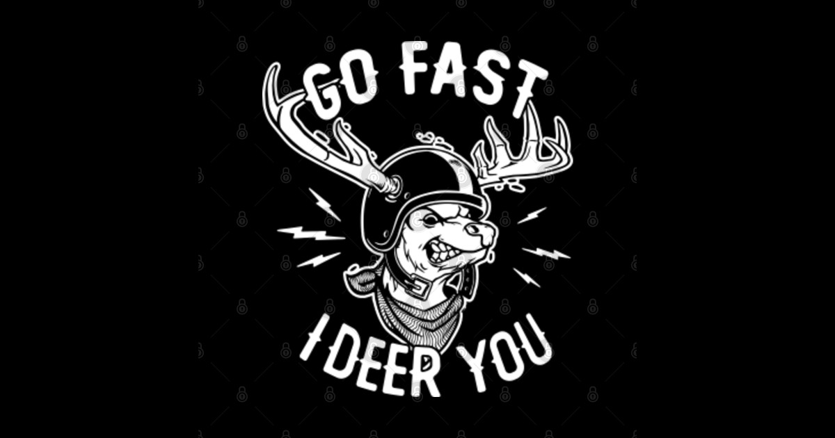 Go Fast - Funnytee - Sticker | TeePublic