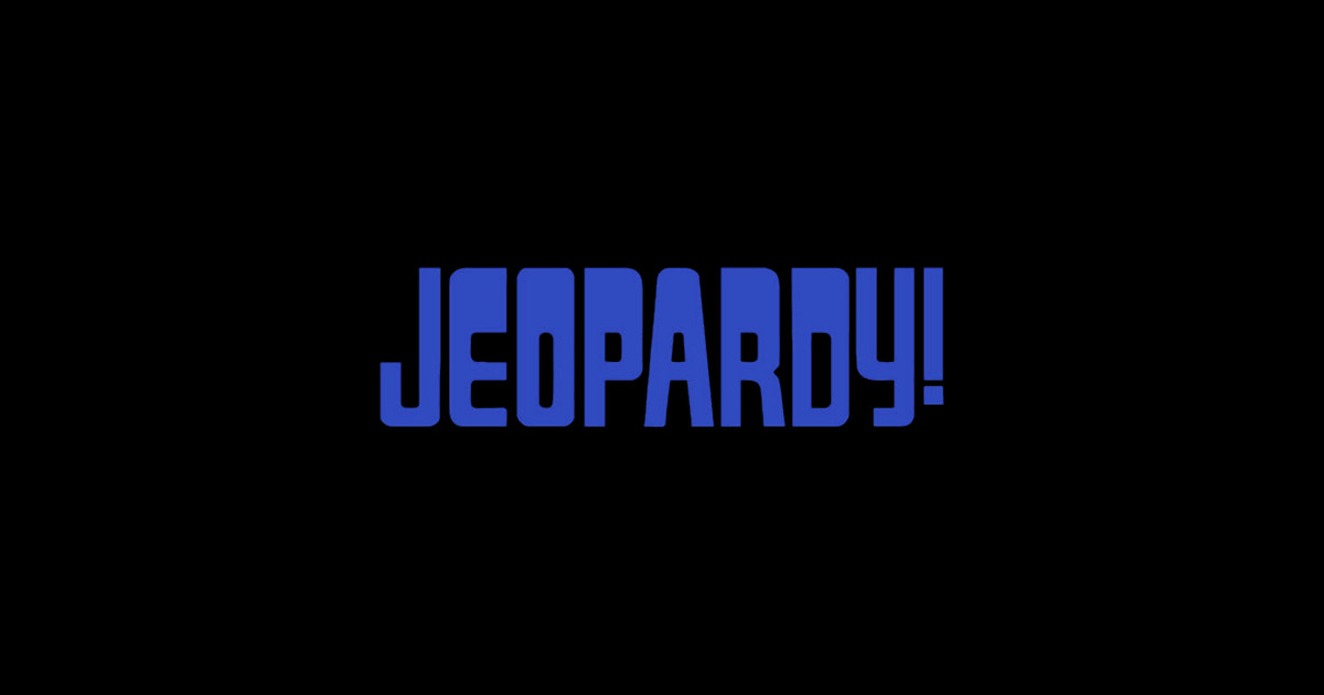 Jeopardy-logo - Jeopardy Logo - Sticker | TeePublic