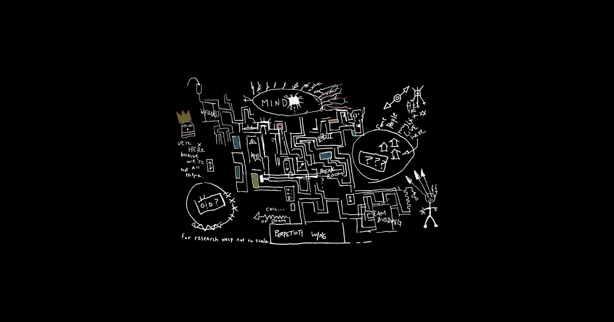 Severance Petey's Map - Peteys Map - Sticker | TeePublic