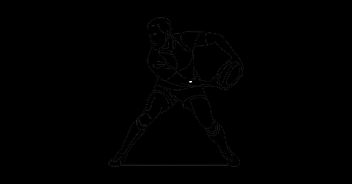 Rugby Player Illustration – Simple and Stylish Decor for Fans - Rugby ...