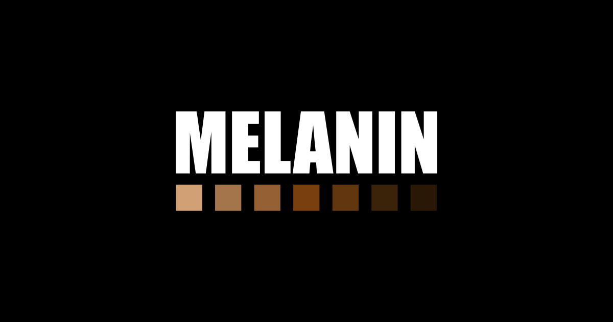 Melanin Color Shades Squares, Black Lives Matter - Melanin - Sticker ...