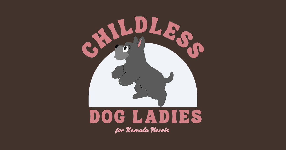 Childless Dog Ladies for Kamala Harris Scottish Terrier - Childless Dog ...