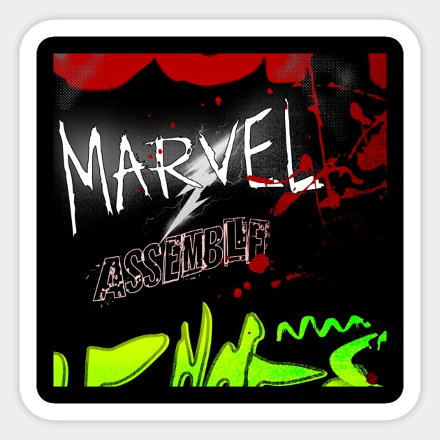 Marvel: Dark Assembly - Teepublic - Sticker | TeePublic