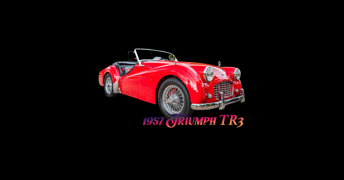 1957 Triumph TR3 Cabriolet - 1957 Triumph Tr3 Cabriolet - Sticker ...